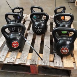 Body Power 104 kg Vinyl Kettlebell Set (Returns/Ex-Display)
