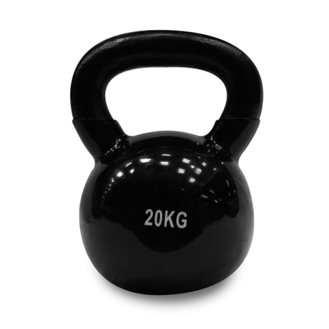 Body Power 20kg Vinyl Coated Kettlebell (x1)