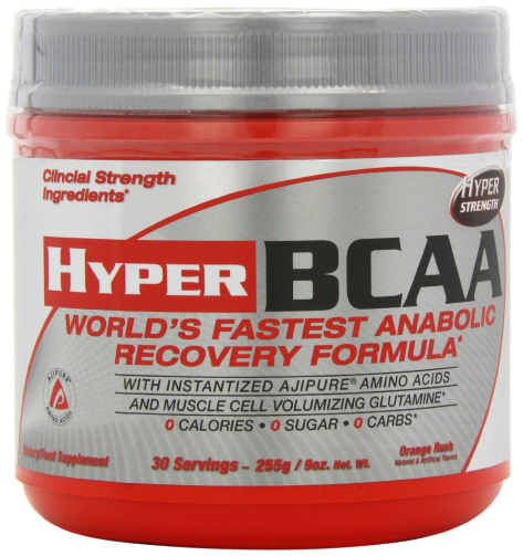Hyper Strength Hyper BCAA 255g (Orange) BBE 08/2014