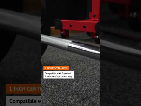 Body Power Standard Bar and Dual Grip Vinyl Plate Set